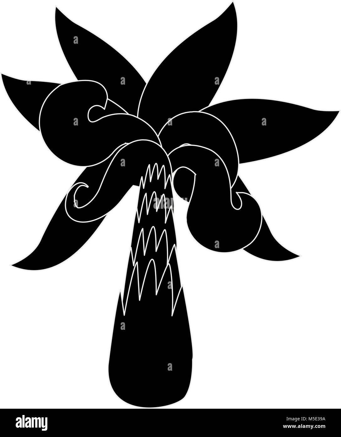 Palm tree symbol Stock Vector Image & Art - Alamy