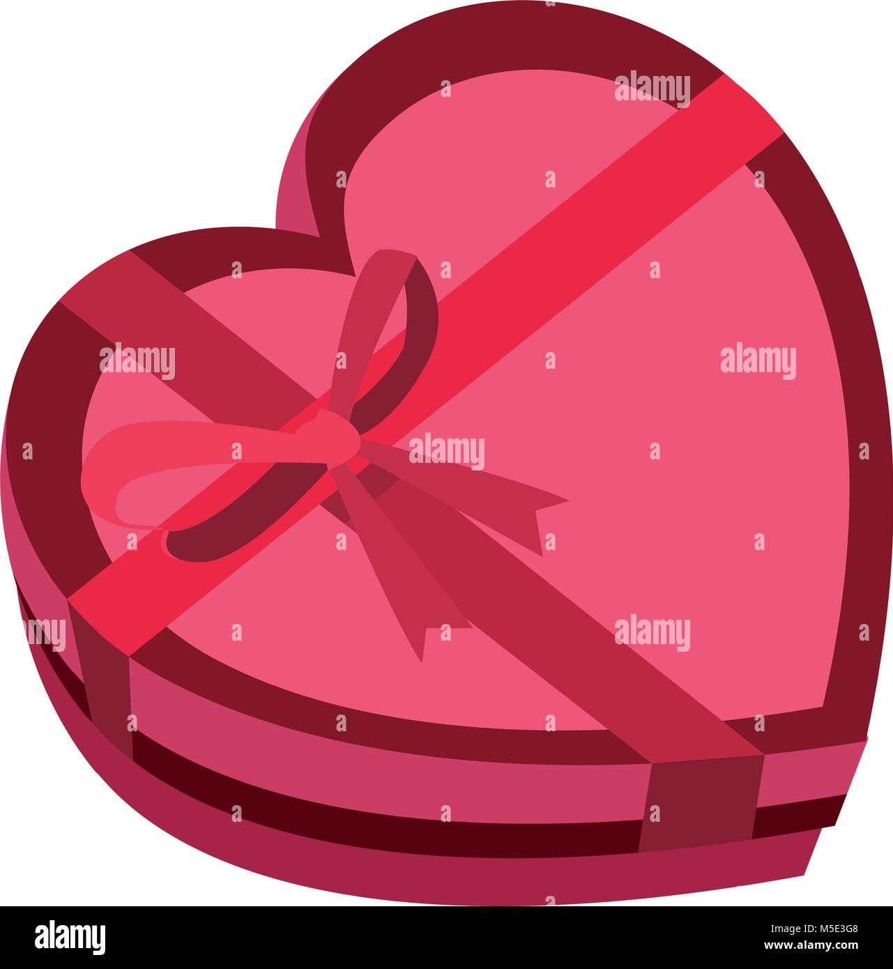 Gift box heart shaped Stock Vector Image & Art - Alamy