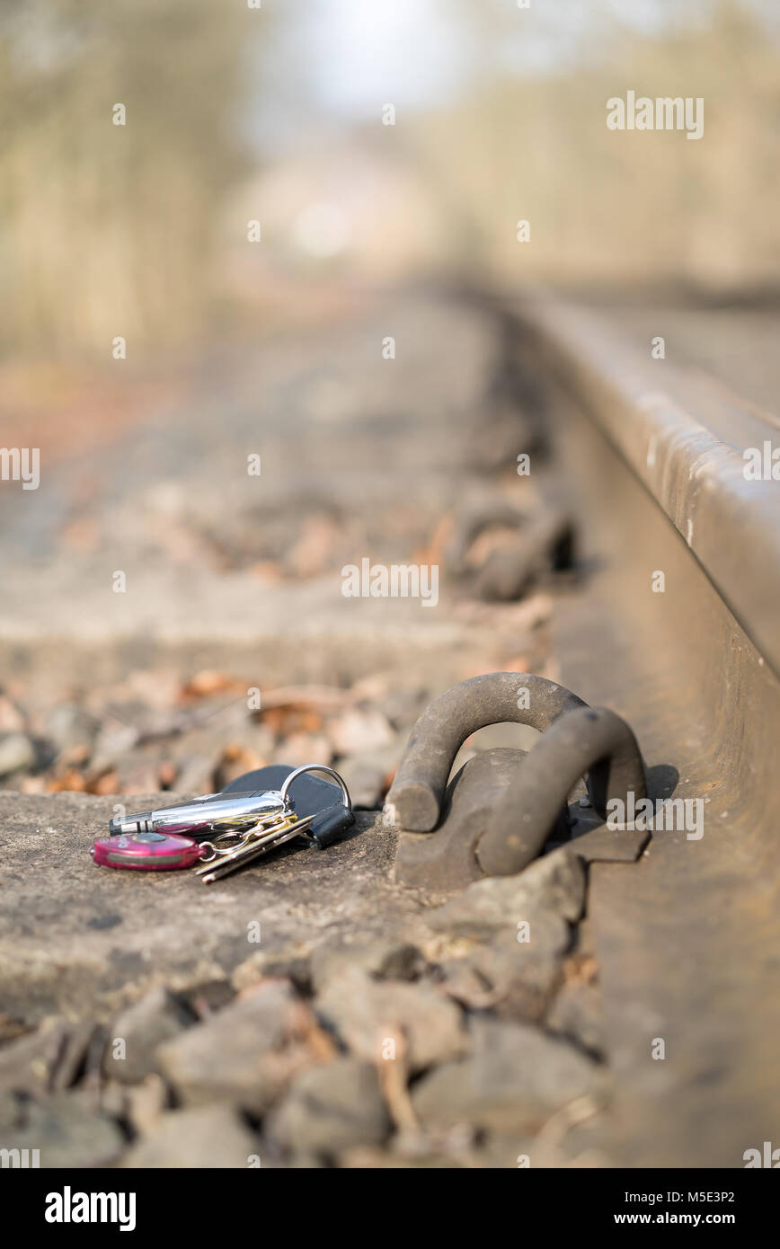 Rail fishplate hi-res stock photography and images - Alamy