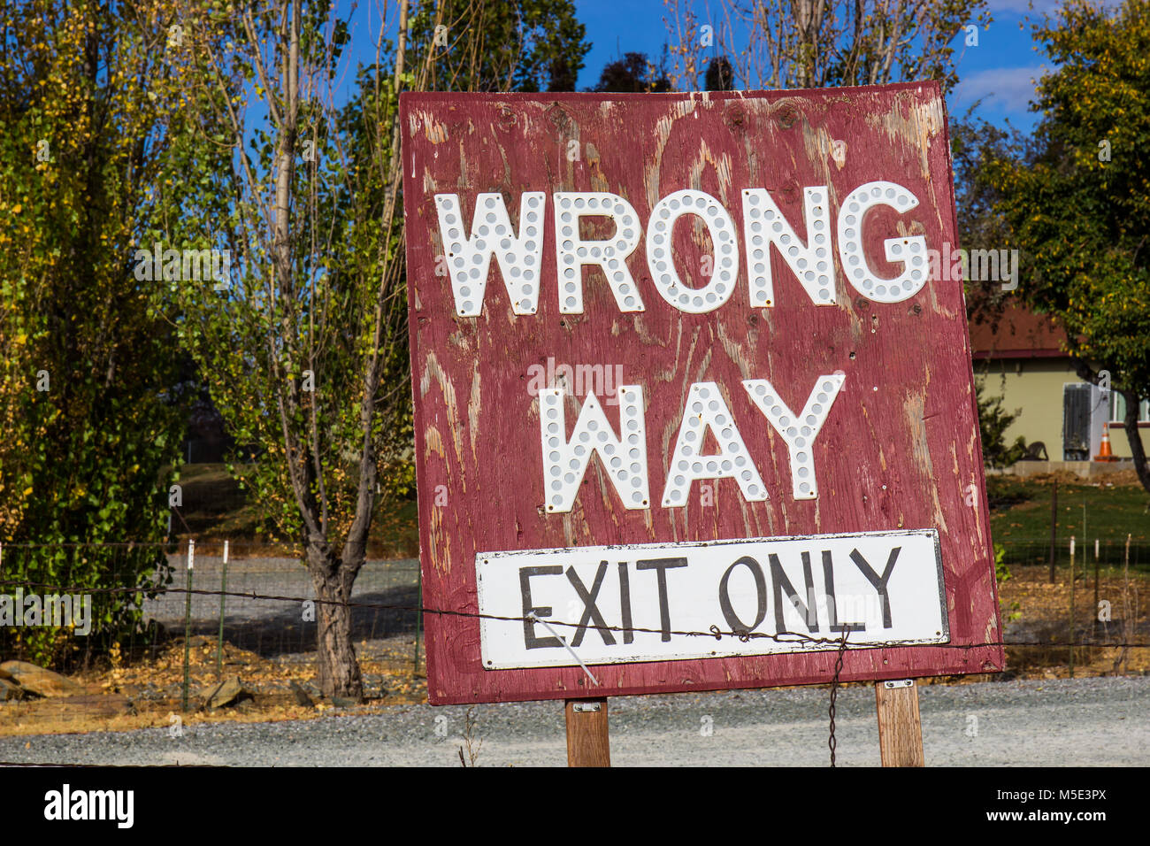 Exit only sign hi-res stock photography and images - Alamy