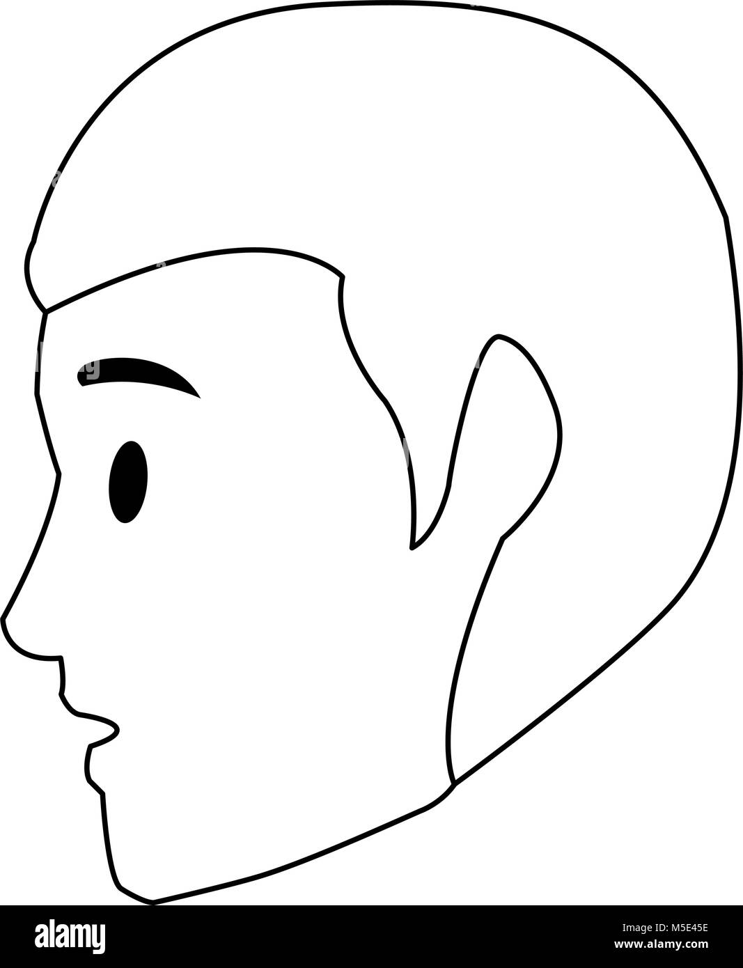 Man head cartoon Stock Vector Image & Art - Alamy