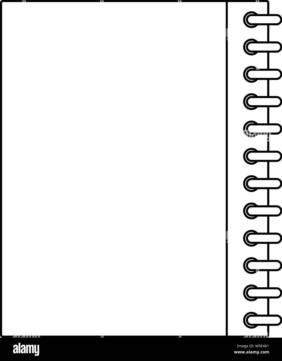 Notebook closed isolated Stock Vector Image & Art - Alamy