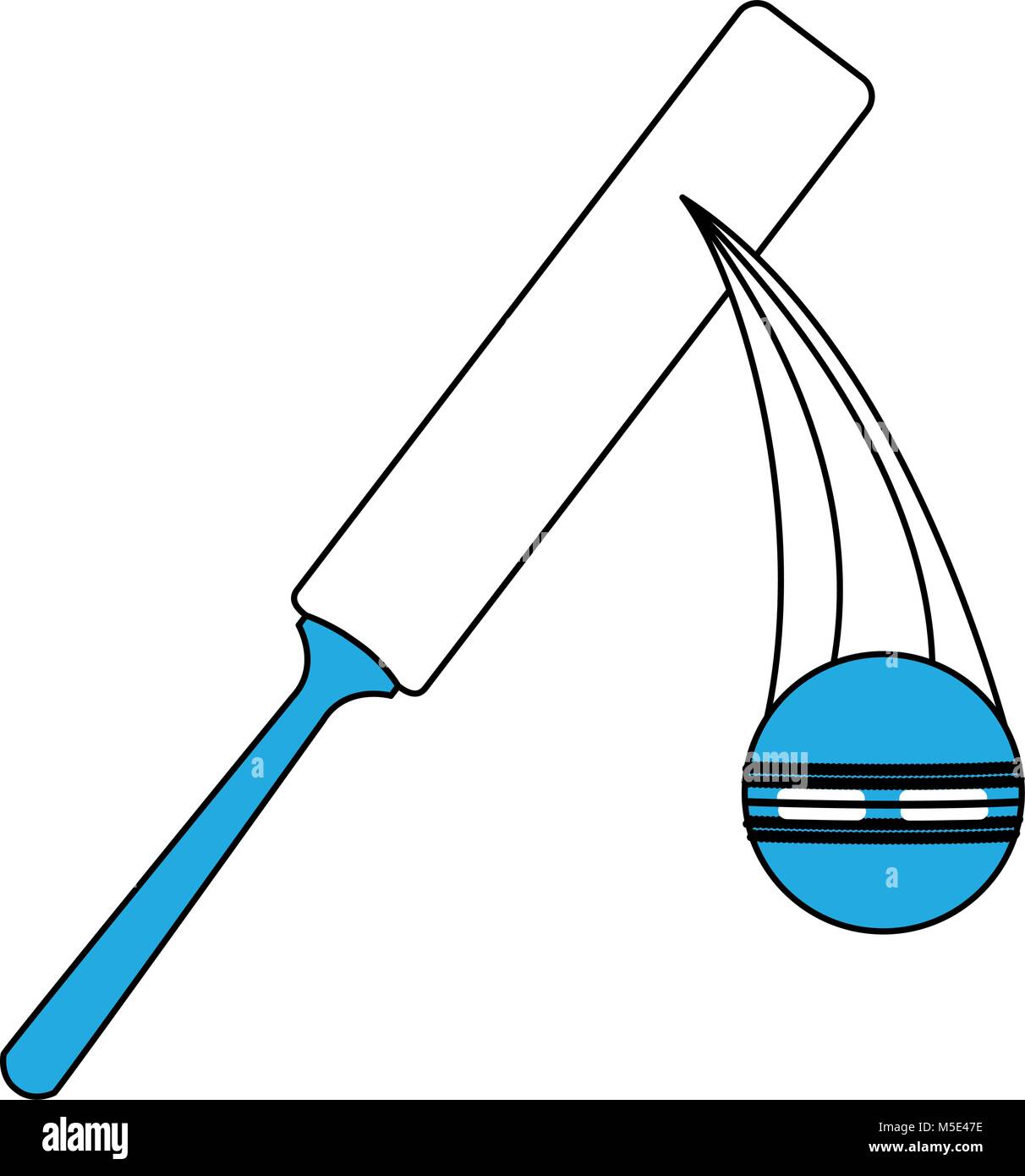 Bat Ball Racket Rackets Stock Vector Images - Alamy