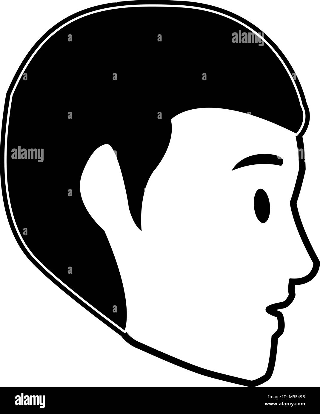 Man head cartoon Stock Vector Image & Art - Alamy