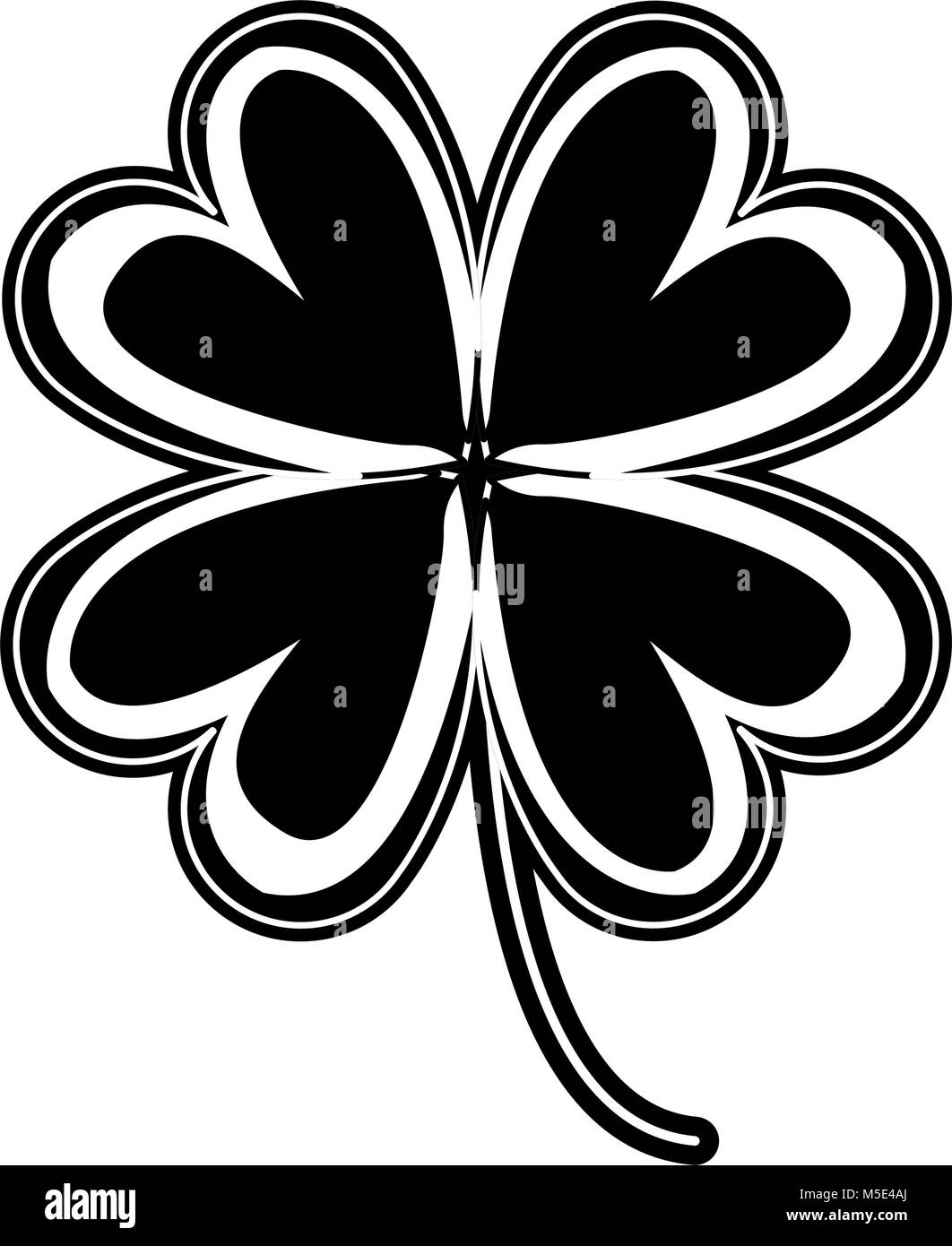 Shamrock clover symbol Stock Vector Image & Art - Alamy
