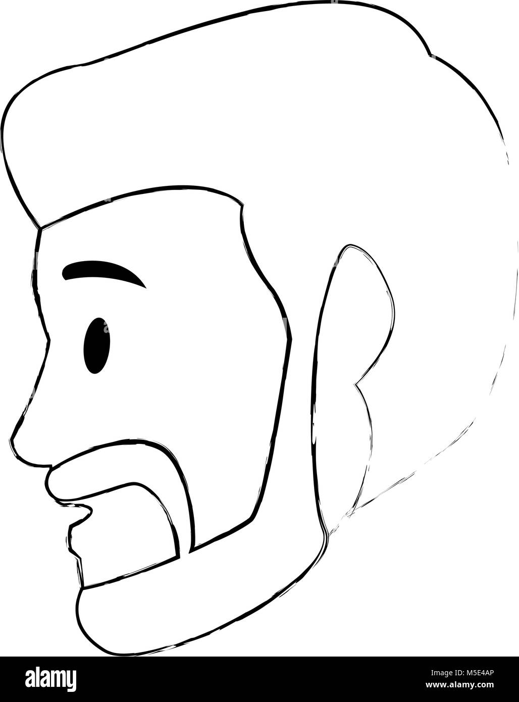 Man head cartoon Stock Vector Image & Art - Alamy