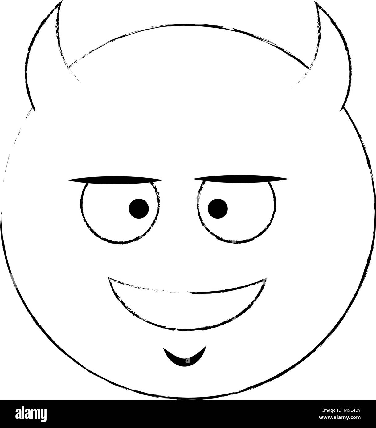 Devil emoji cartoon Stock Vector Image & Art - Alamy