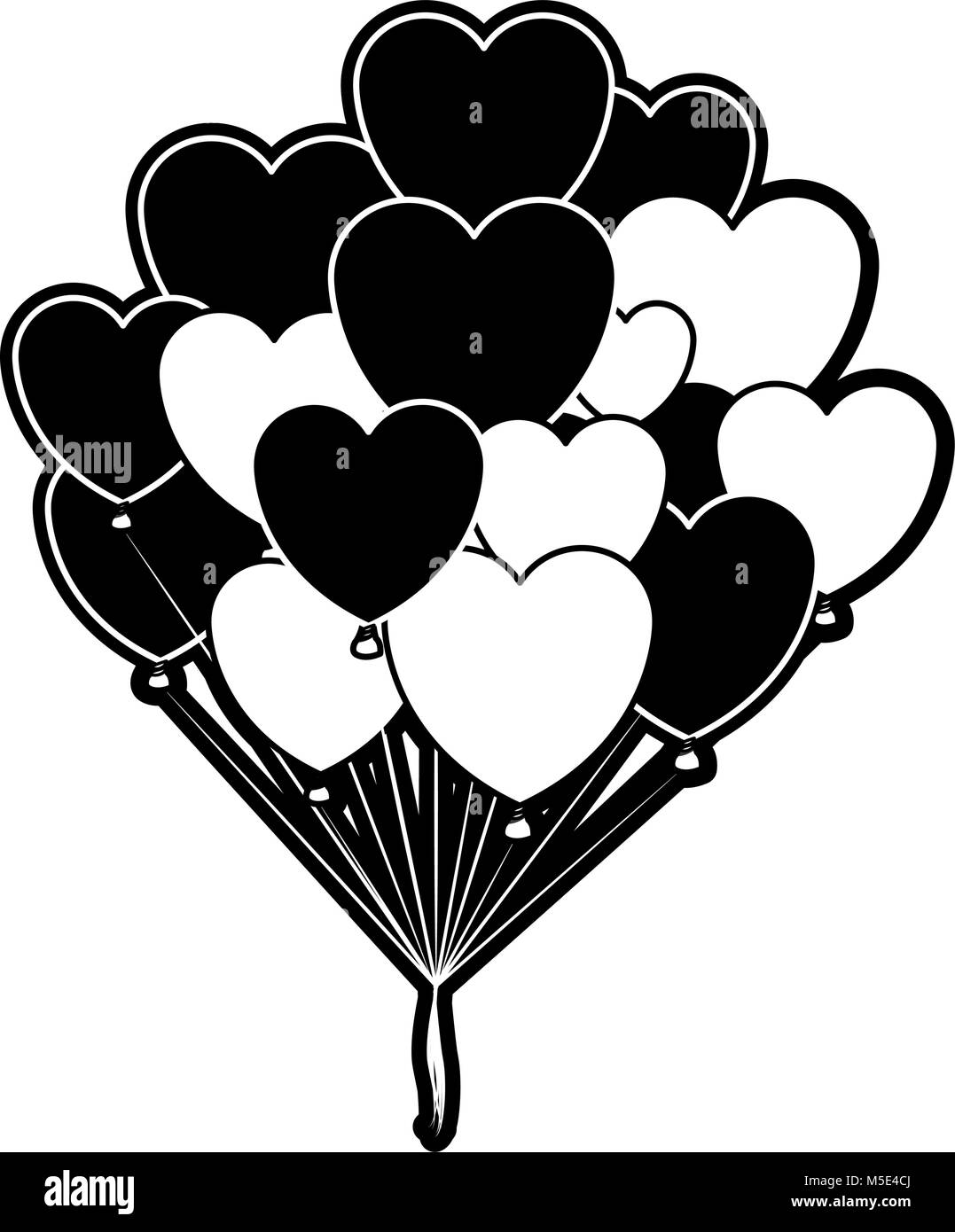 Heart shape balloons Black and White Stock Photos & Images - Alamy Heart shape balloons Black and White Stock Photos & Images - Alamy