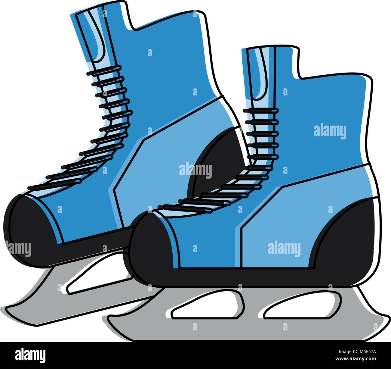 ice skates winter sports related icon image Stock Vector Image & Art ...