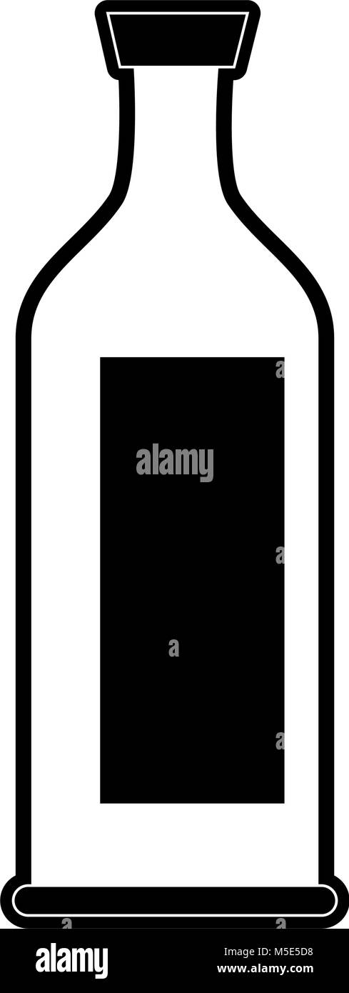 liquor bottle with blank label icon image Stock Vector Image & Art - Alamy