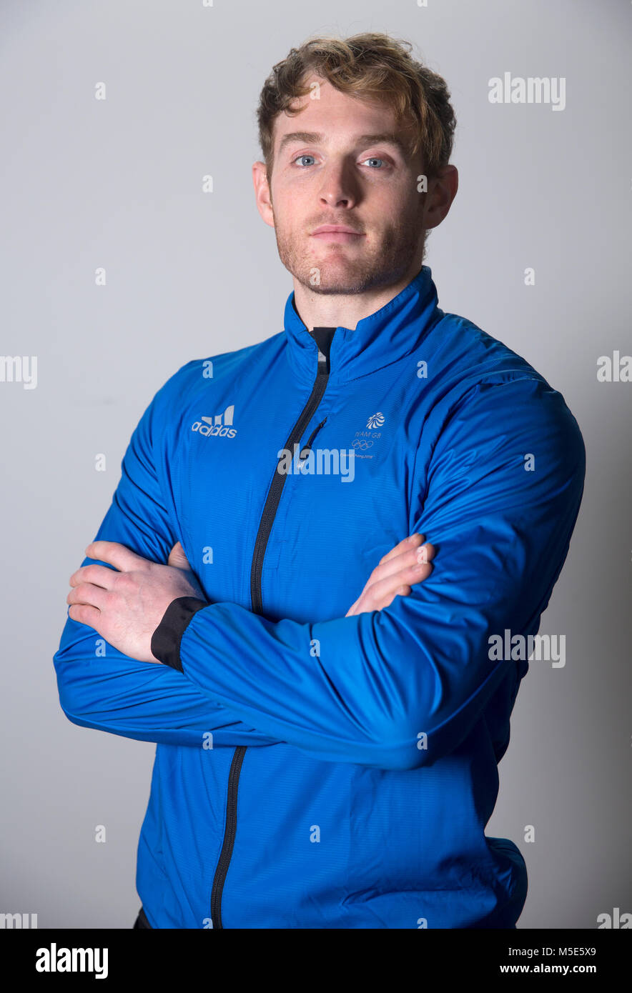 Ben Simons during a kitting out session at ADIDAS Stockport. PRESS ...