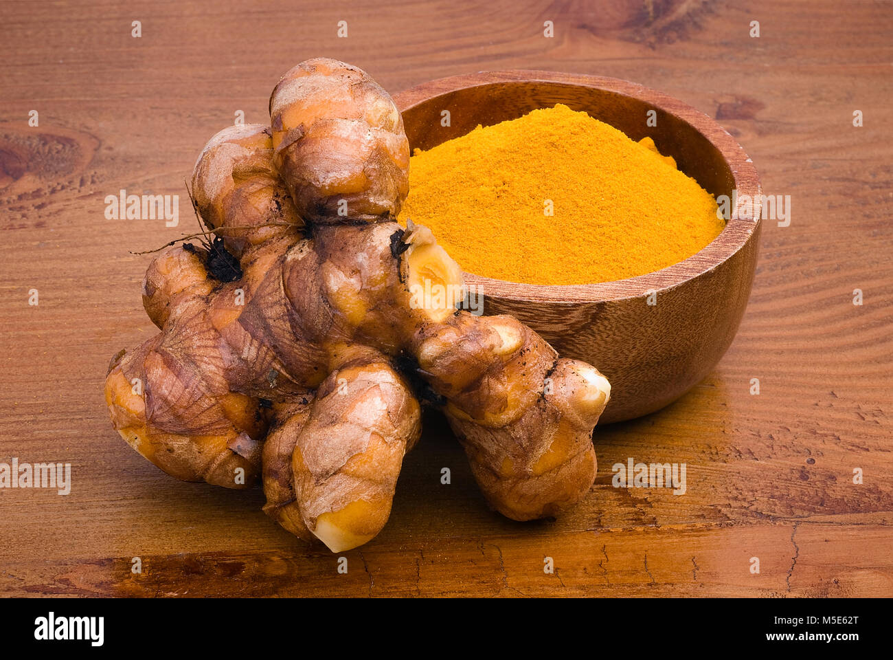 Turmeric (Curcuma longa) is a tropical plant in the same family as ...
