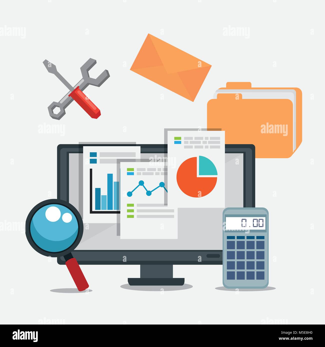 big data set icons Stock Vector Image & Art - Alamy