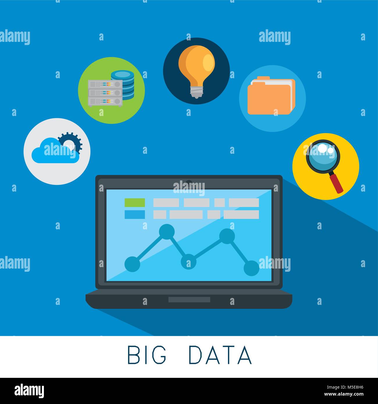 big data set icons Stock Vector Image & Art - Alamy