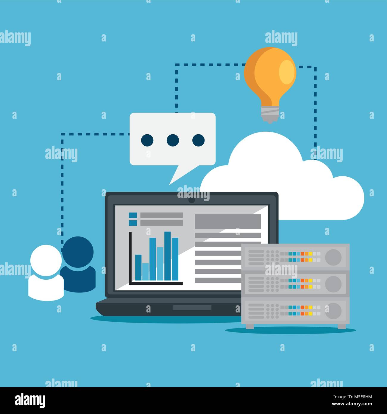big data set icons Stock Vector Image & Art - Alamy