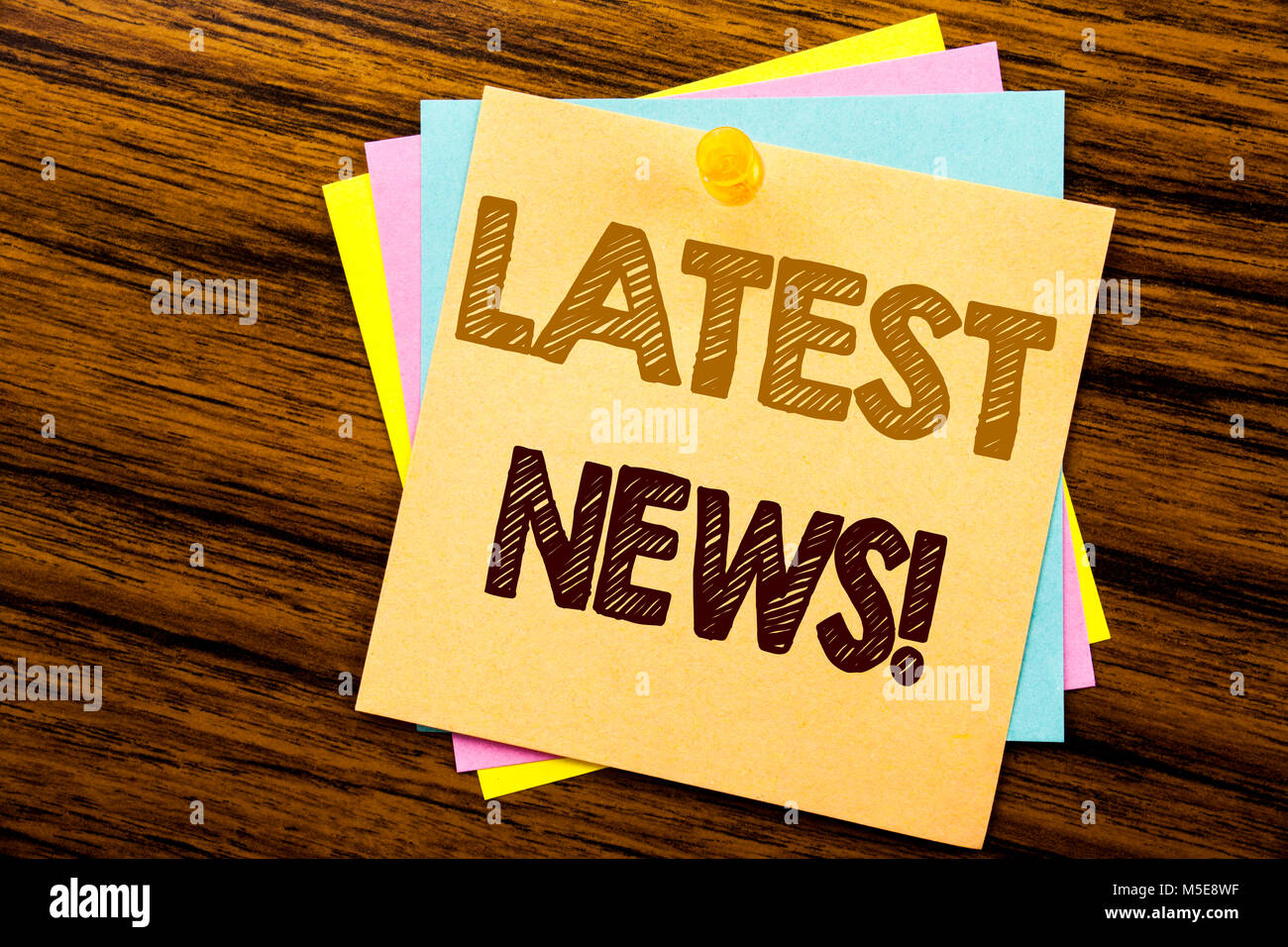Conceptual hand writing text caption inspiration showing Latest News ...