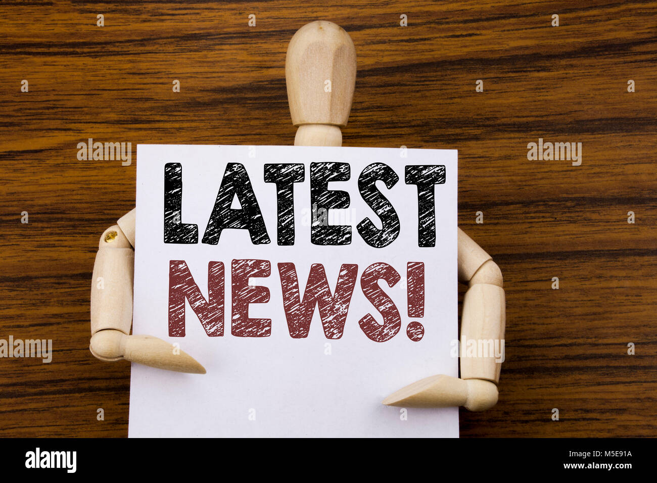Conceptual hand writing text caption inspiration showing Latest News ...