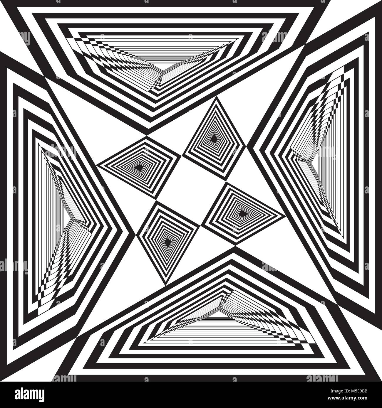 Abstract fan engine fence project black on transparent background Stock ...