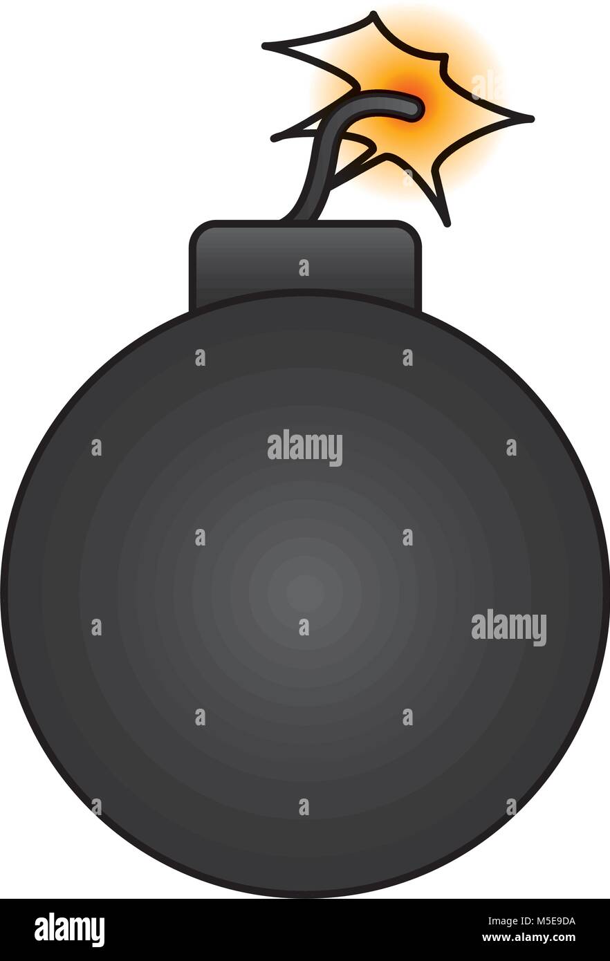 bomb danger explotion error attack icon Stock Vector Image & Art - Alamy