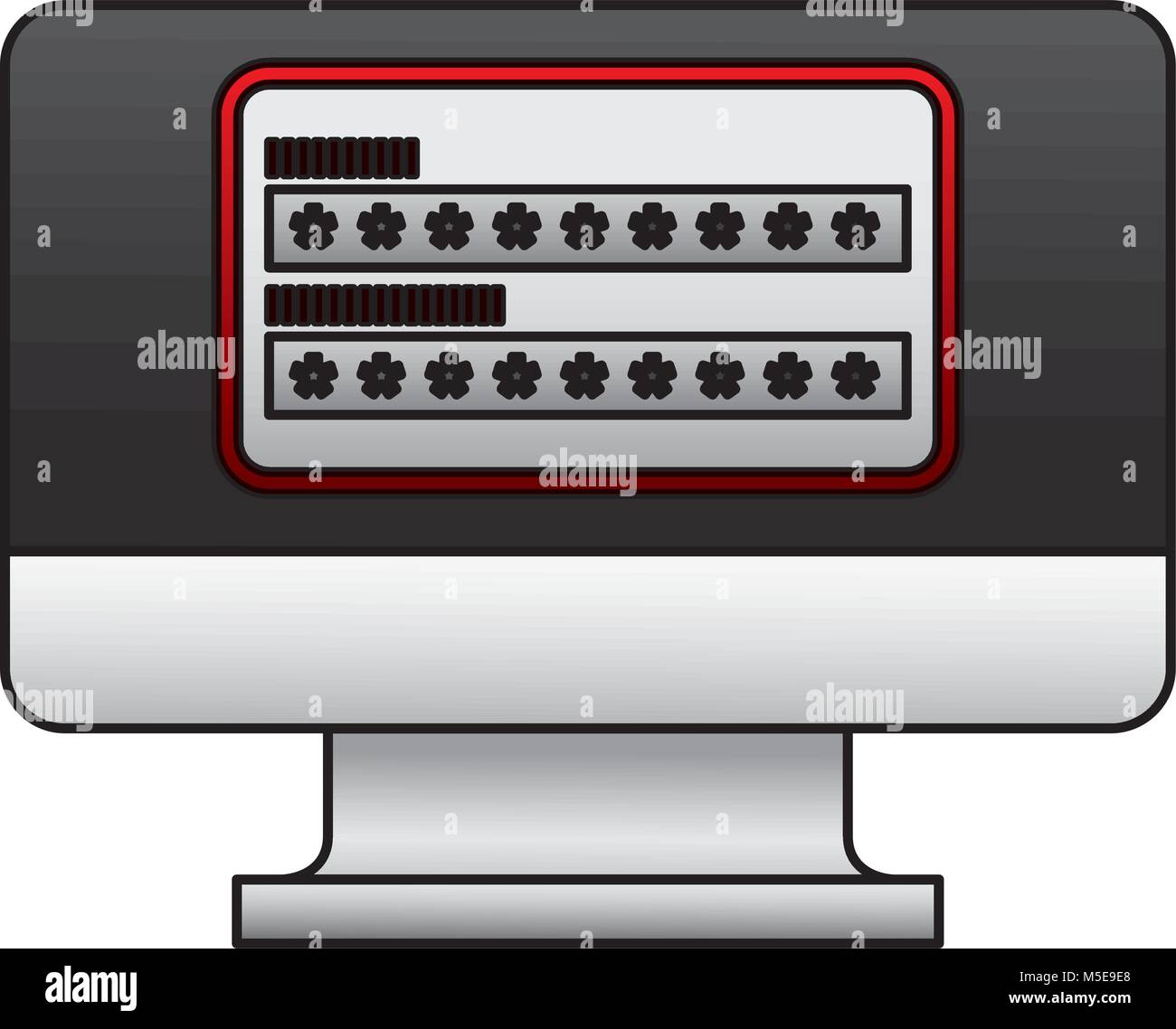 Screen Computer Password Login Access Stock Vector Image And Art Alamy