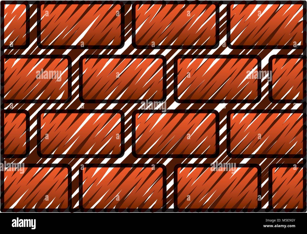 brick wall blocks construction concret image Stock Vector Image & Art ...