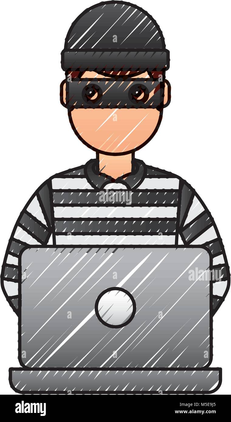 hacker male character working in laptop Stock Vector Image & Art - Alamy hacker male character working in laptop Stock Vector Image & Art - Alamy