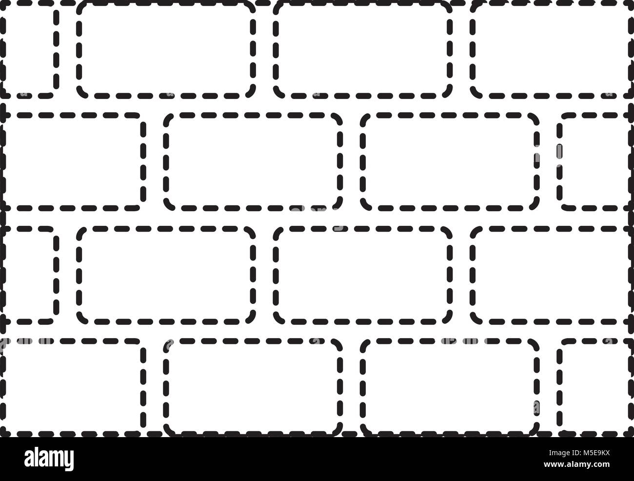 Gray concrete wall blocks Stock Vector Images - Alamy