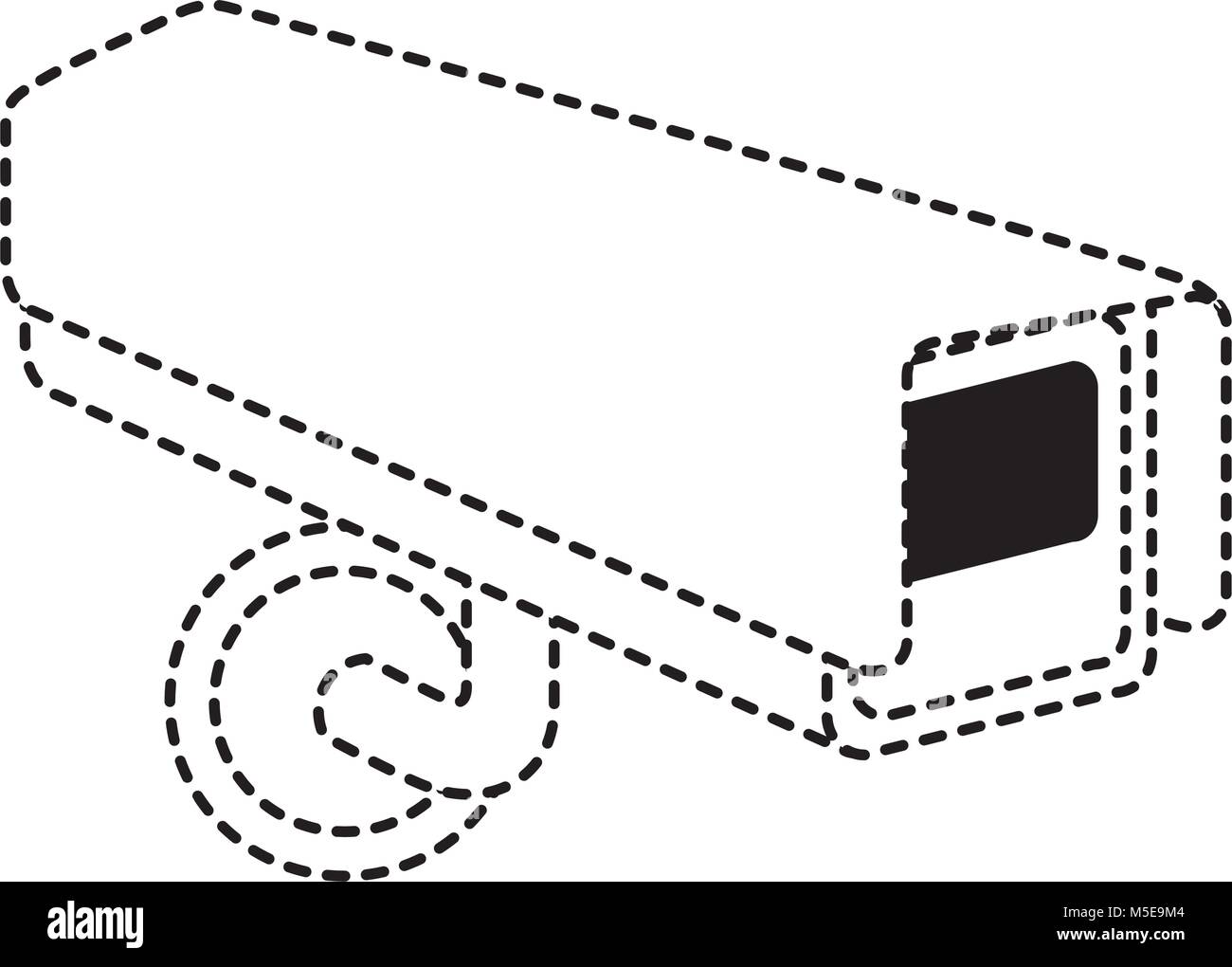 surveillance camera warning privacy safety Stock Vector Image & Art - Alamy