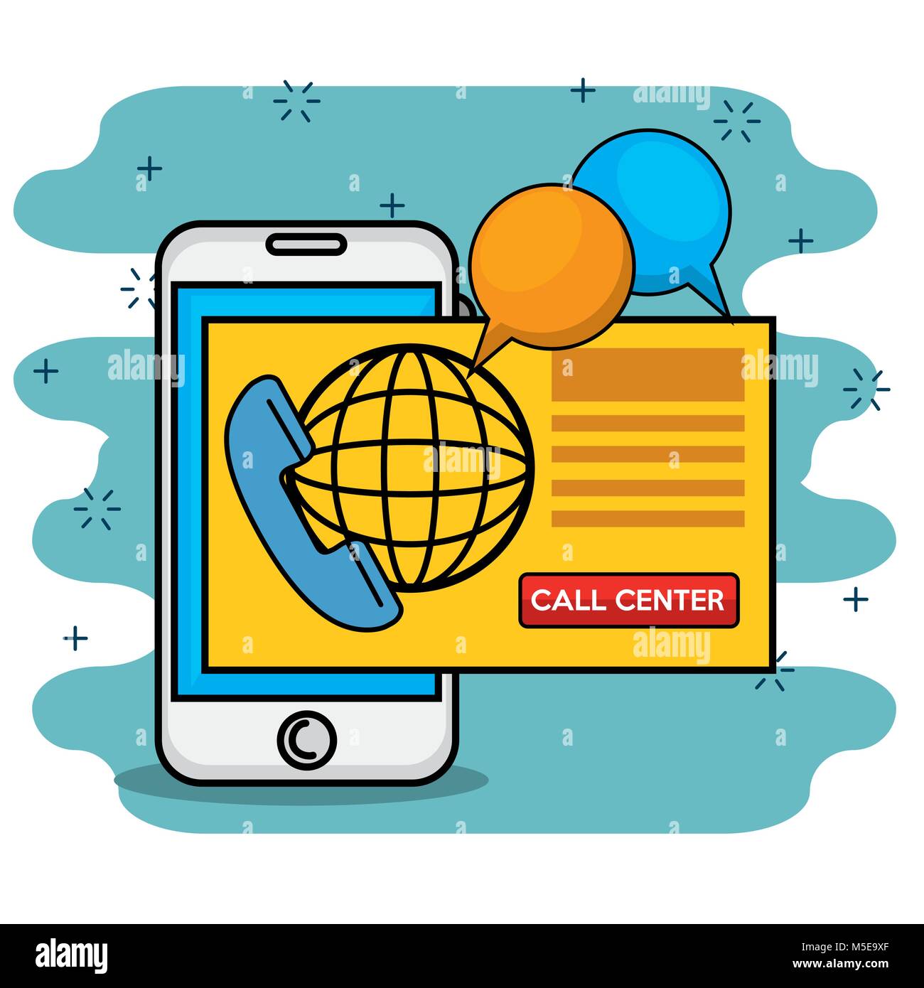 Call center keyboard online Cut Out Stock Images & Pictures - Alamy