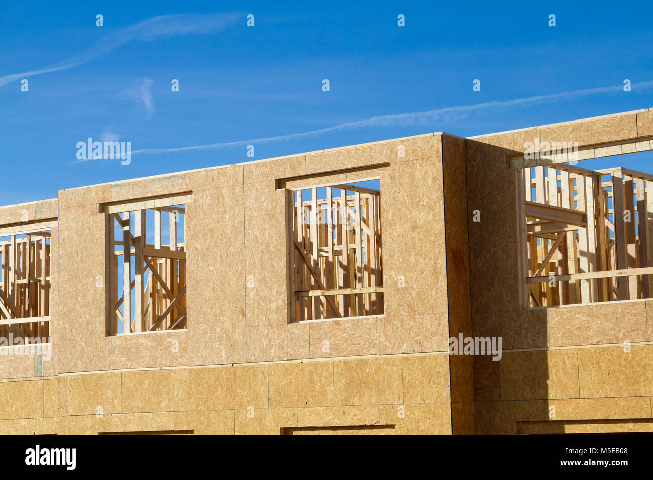 Residential apartment, condominium construction using particle board ...