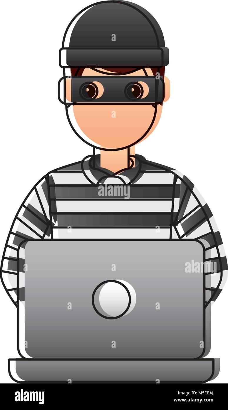 hacker male character working in laptop Stock Vector Image & Art - Alamy hacker male character working in laptop Stock Vector Image & Art - Alamy