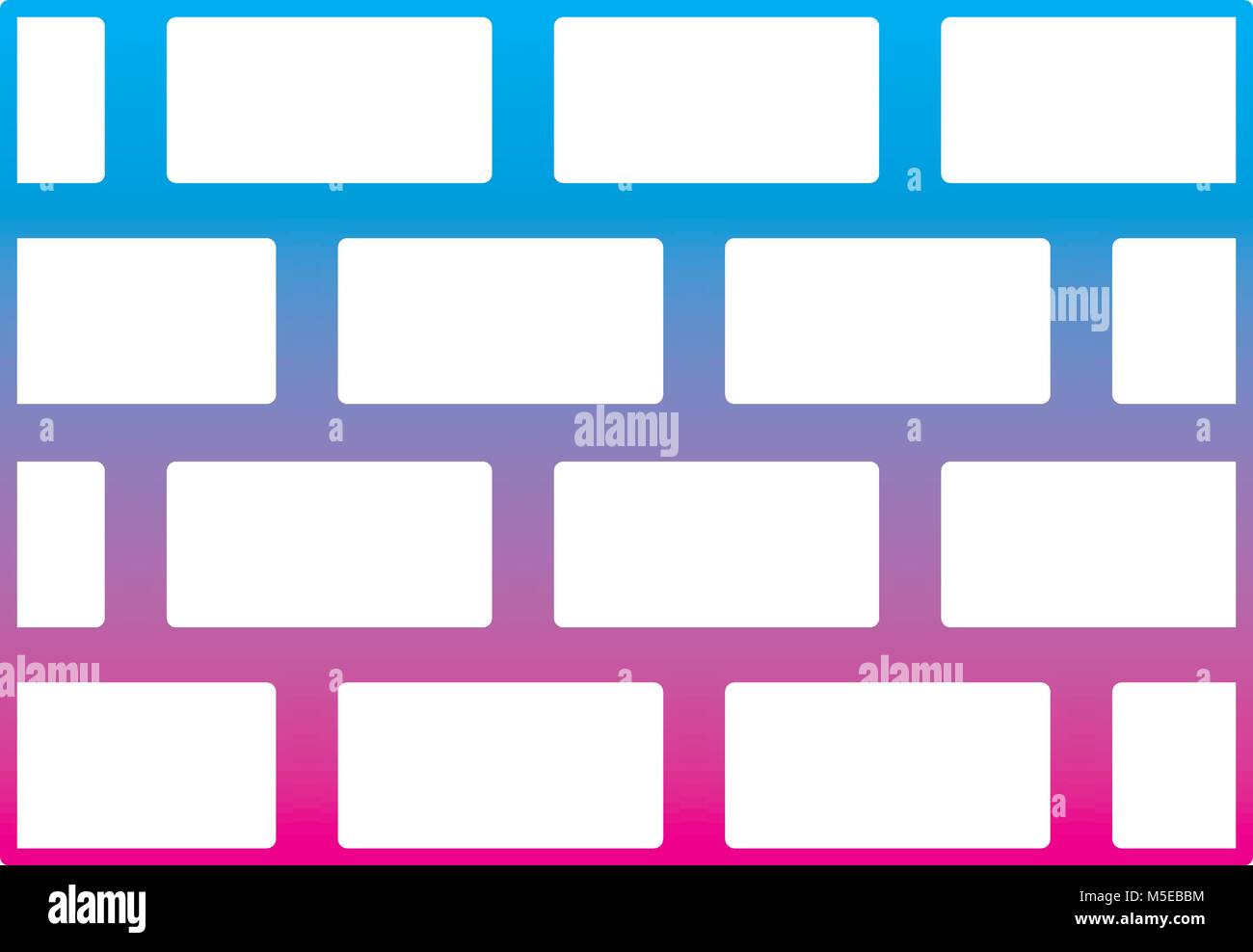 brick wall blocks construction concret image Stock Vector Image & Art ...