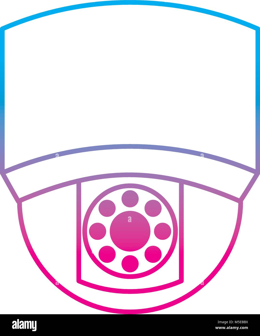 Cctv security camera on ceiling Stock Vector Images - Alamy