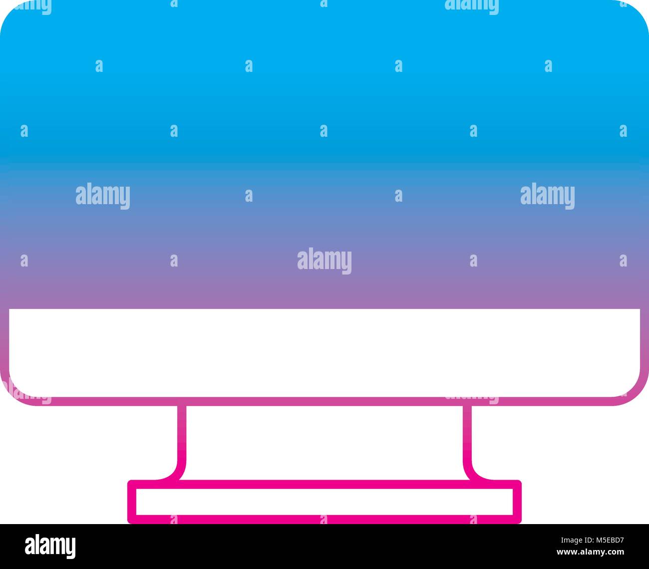 monitor computer technology device wireless Stock Vector Image & Art ...