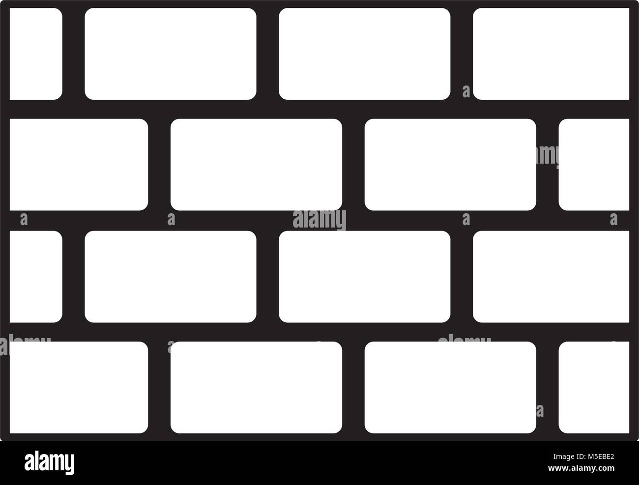 Texture wall concrete blocks Stock Vector Images - Alamy