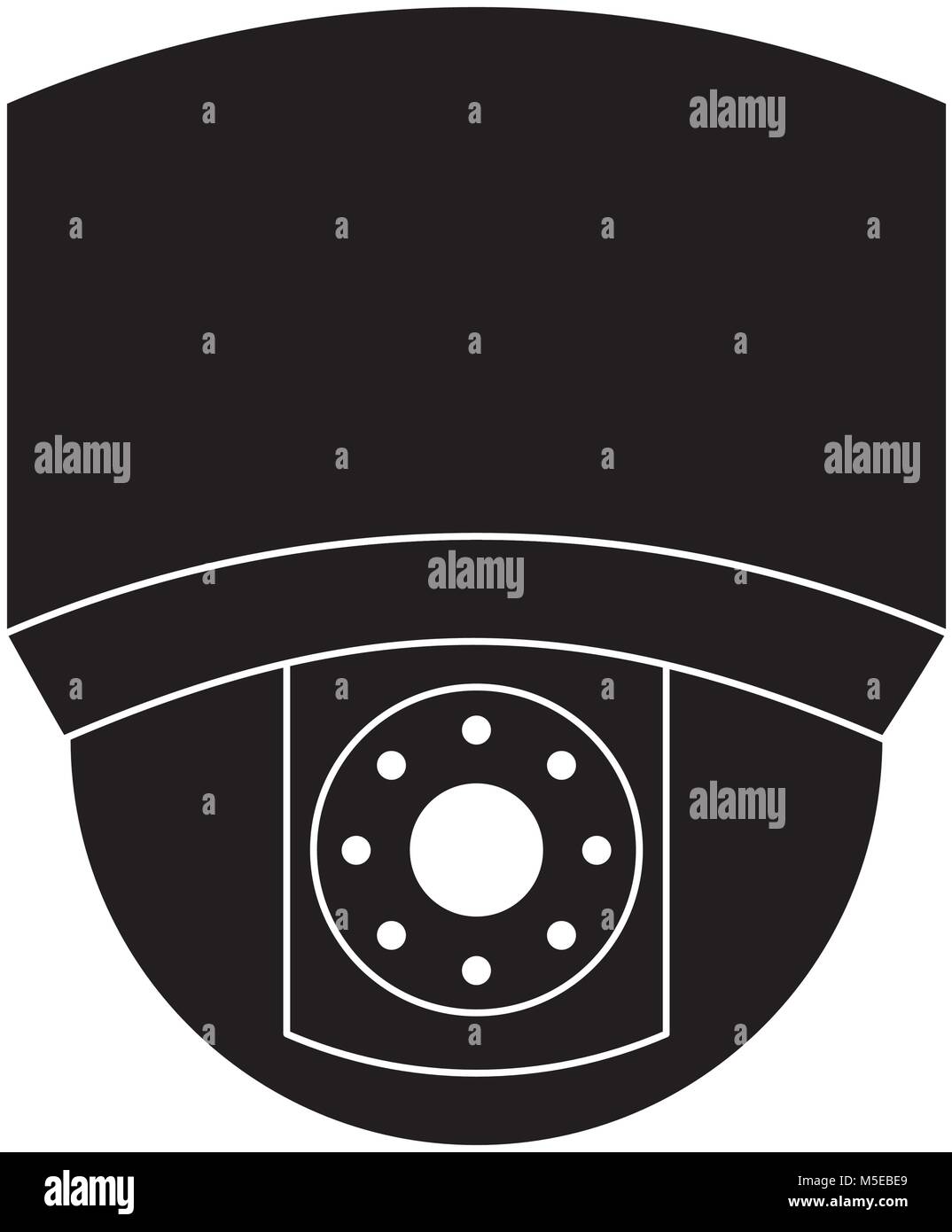 ceiling surveillance camera security technology Stock Vector Image ...