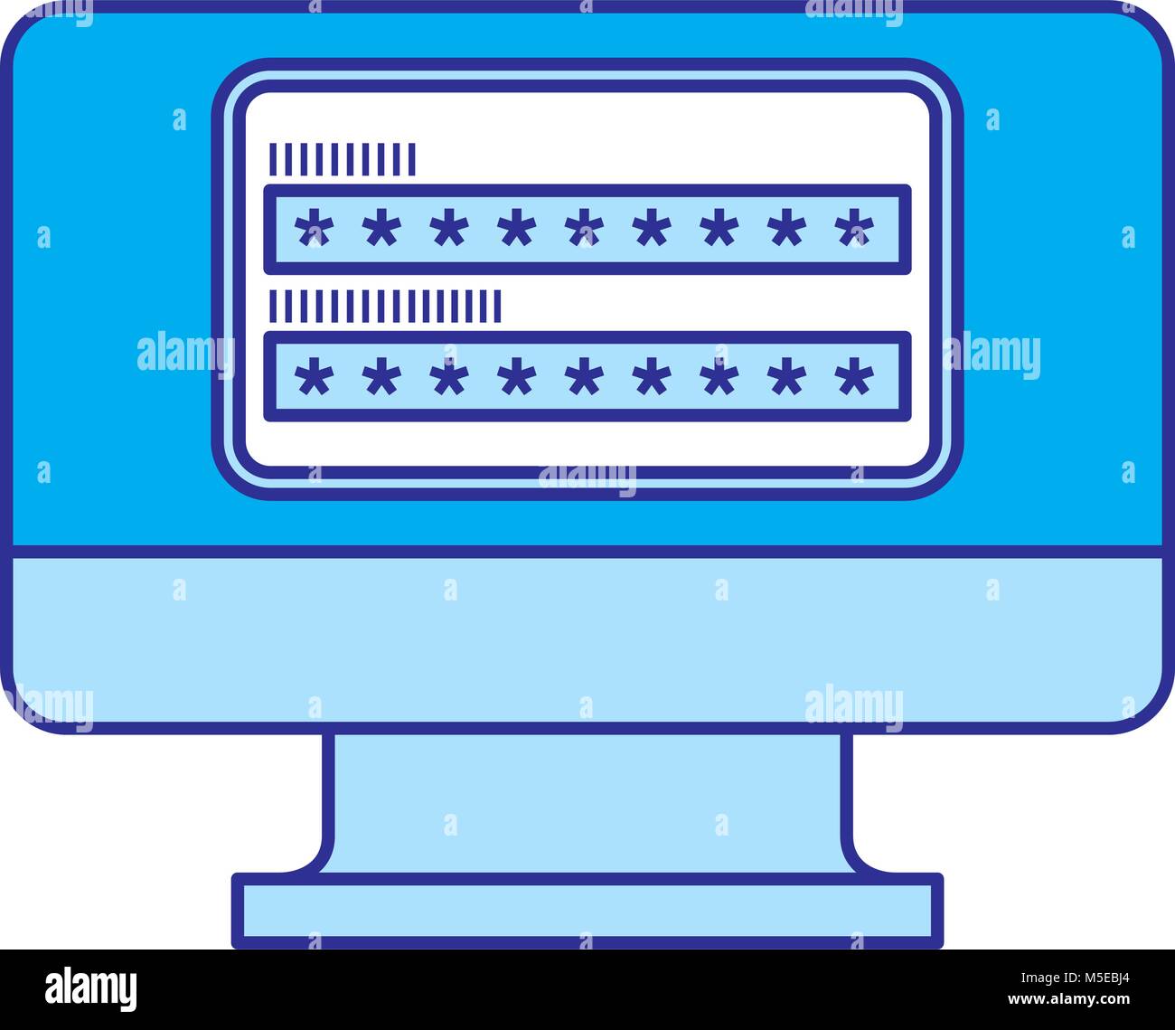 screen computer password login access Stock Vector Image & Art - Alamy