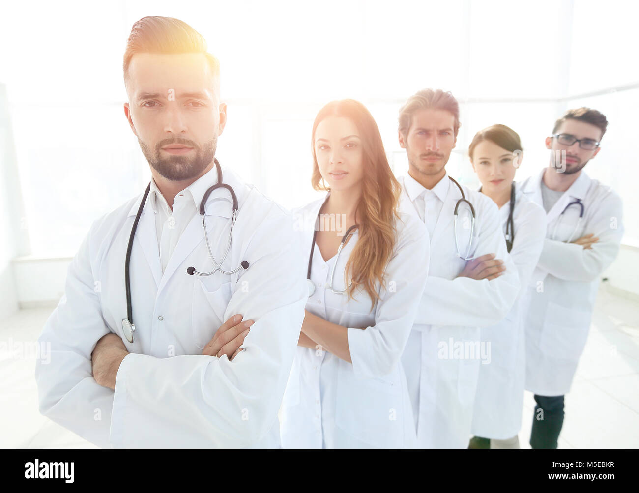 closeup .group of medical workers Stock Photo - Alamy