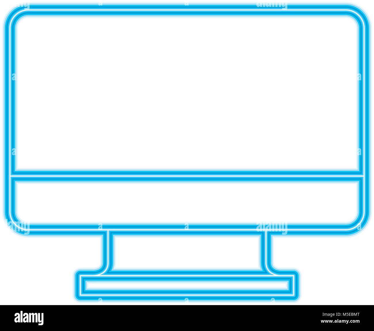 monitor computer technology device wireless Stock Vector Image & Art ...