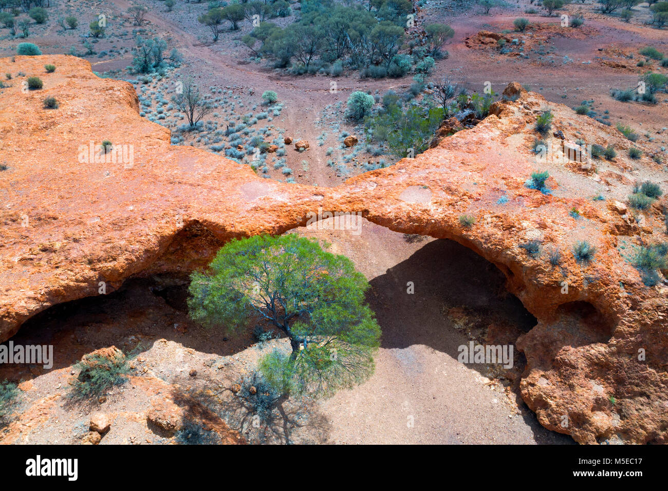 Natural sandstone bridge rock formation, Sandstone, Murchison Western ...