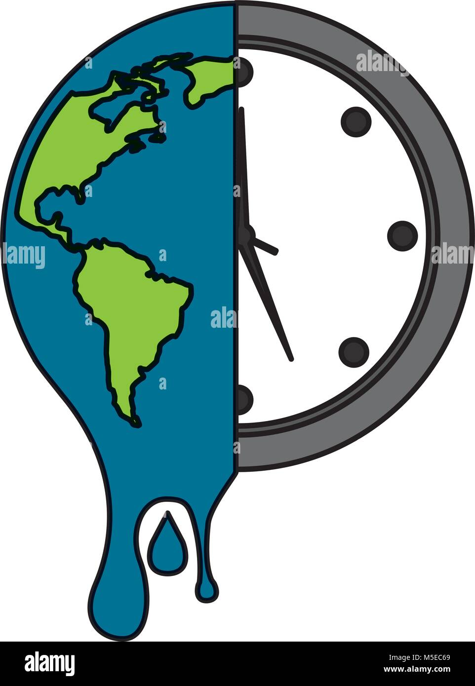 Flowing planet environment Stock Vector Images - Alamy