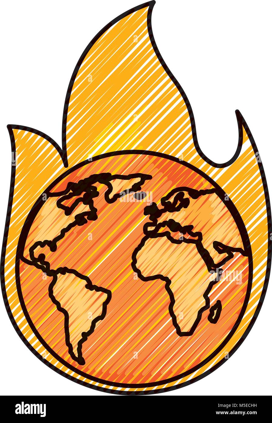 Apocalypse on planet earth Stock Vector Images - Alamy