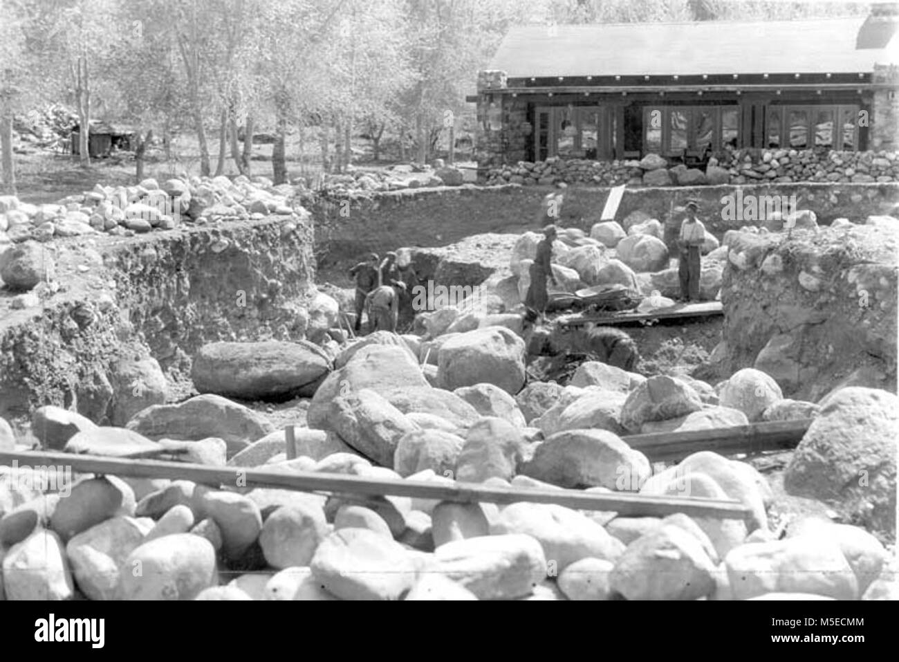 Grand Canyon Historic- Phantom Ranch Swimming Pool Construction c ECW ...