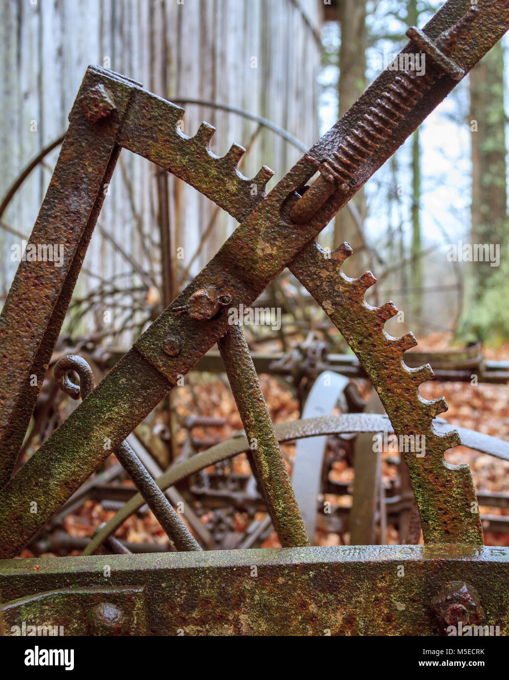 Rusty metal and nature Stock Photo - Alamy
