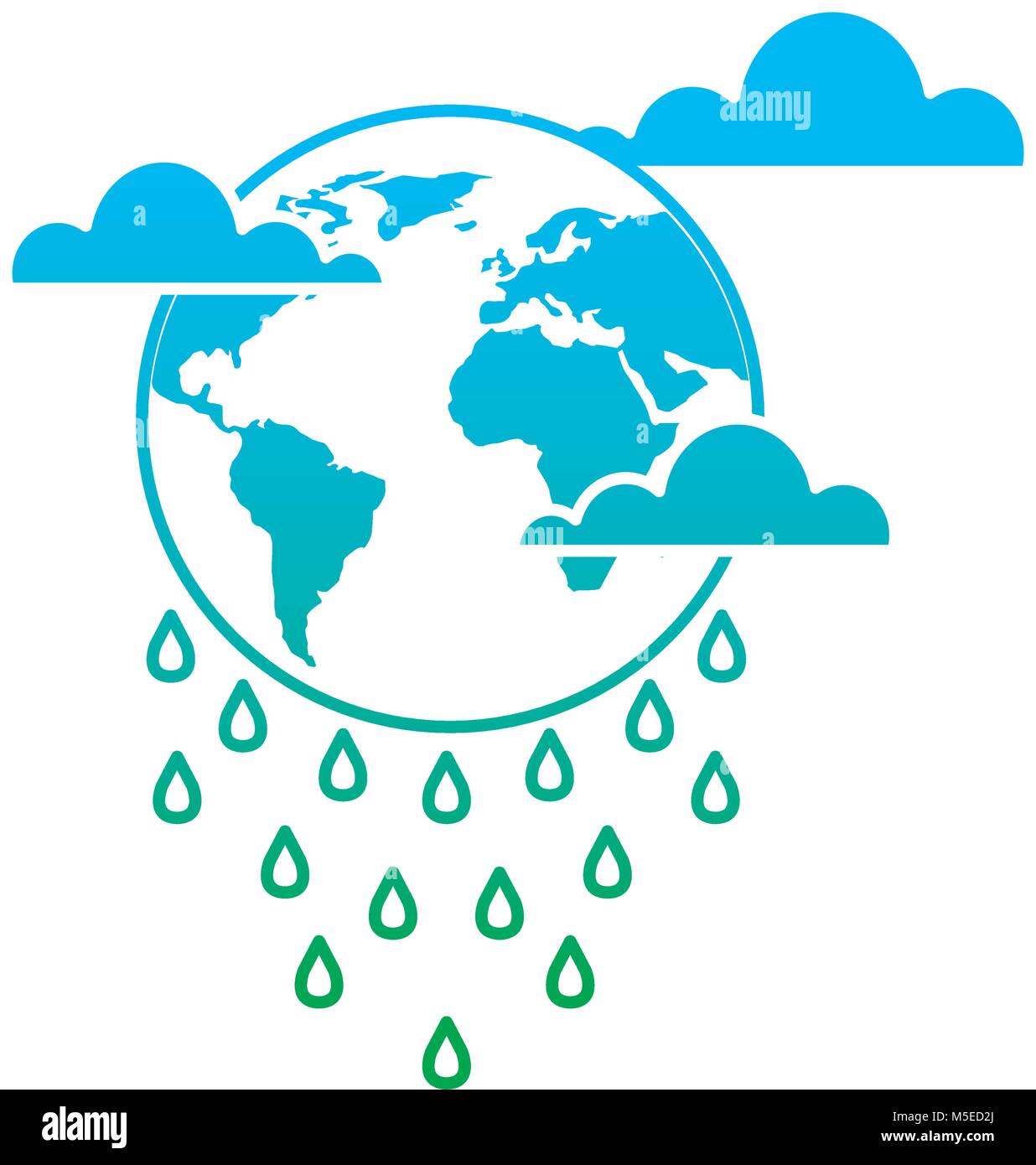 globe planet world cloud rain storm Stock Vector Image & Art - Alamy