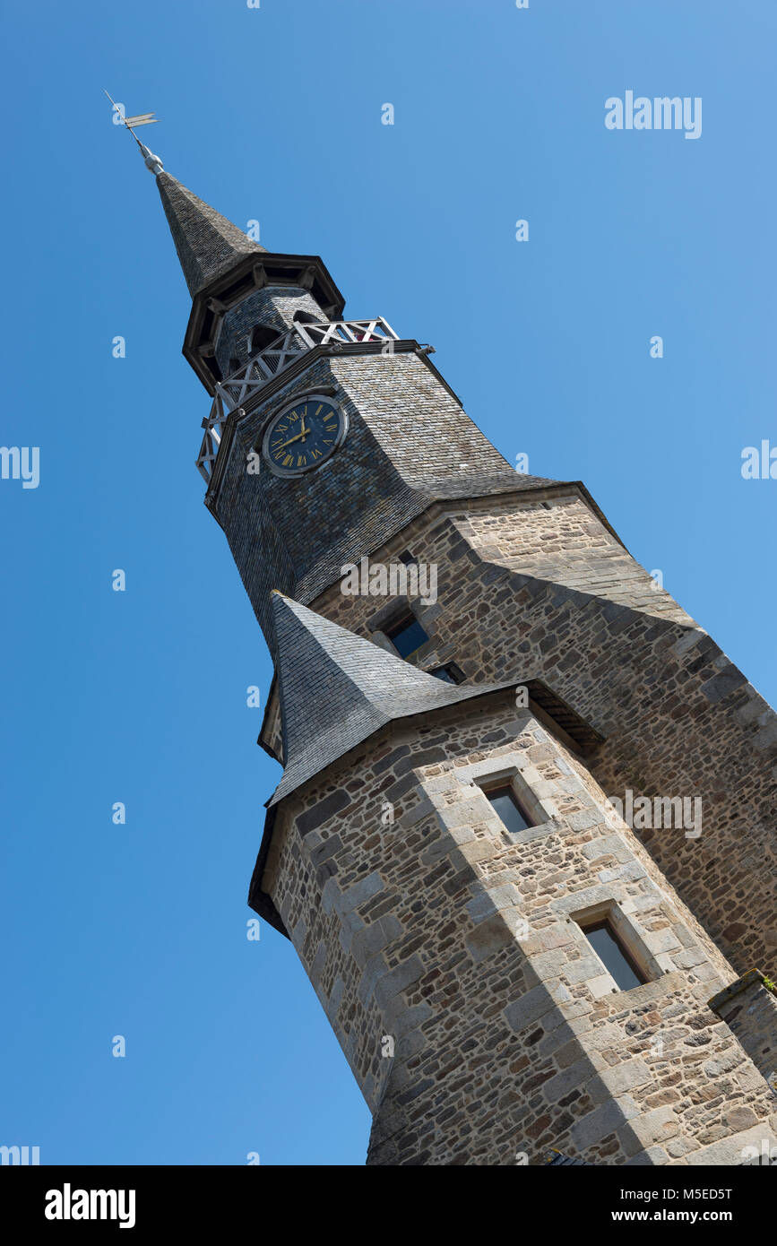 Clock tower in dinan hi-res stock photography and images - Alamy