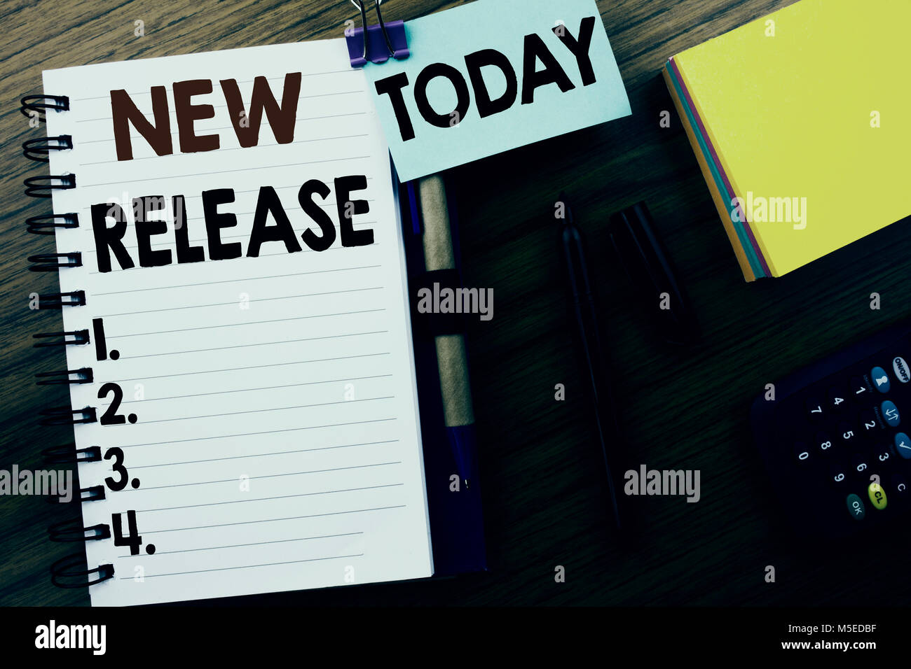 New software release announcement hi-res stock photography and images ...