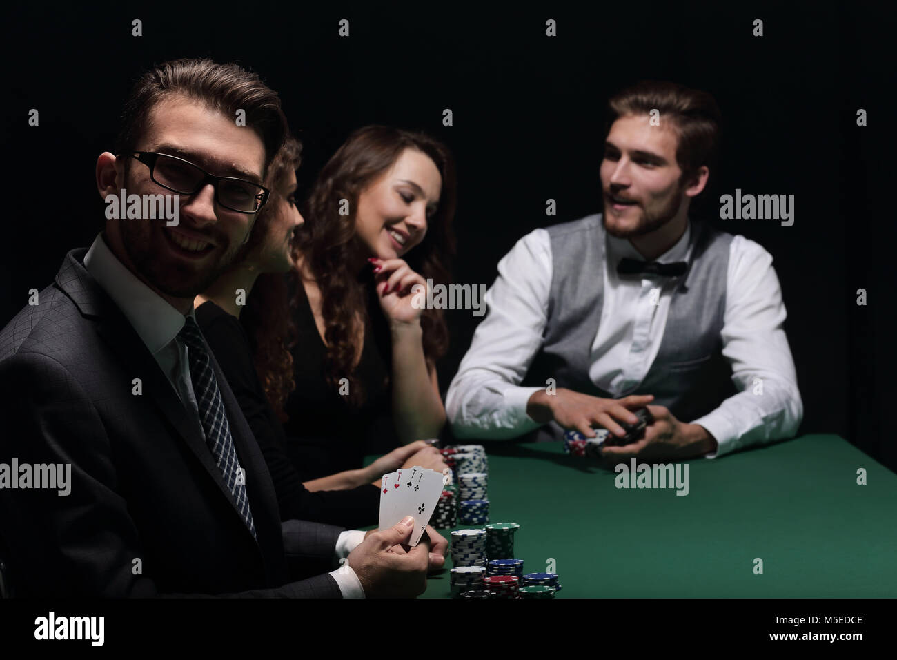 Businessman green playing table hi-res stock photography and images - Alamy