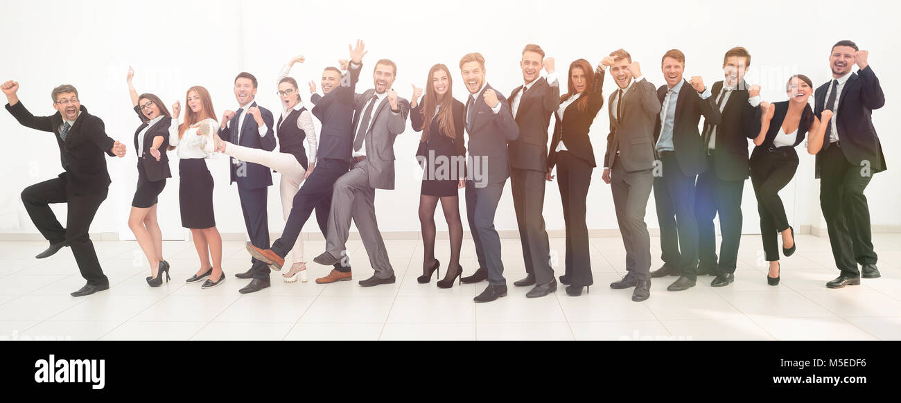 leader with creative business team Stock Photo - Alamy