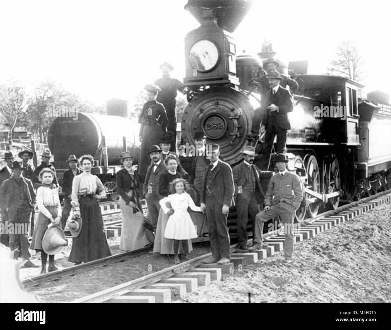 Pioneer locomotive Black and White Stock Photos & Images - Alamy